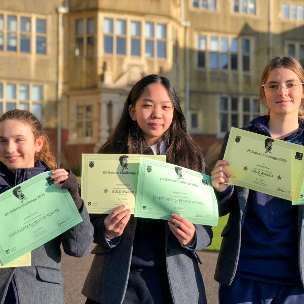 Top Roedean Results at UK BEBRAS Competition - Roedean